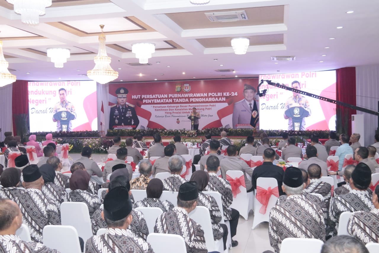 Peringatan Hut ke-24 Persatuan Purnawirawan Polri (PP Polri) Polda ...