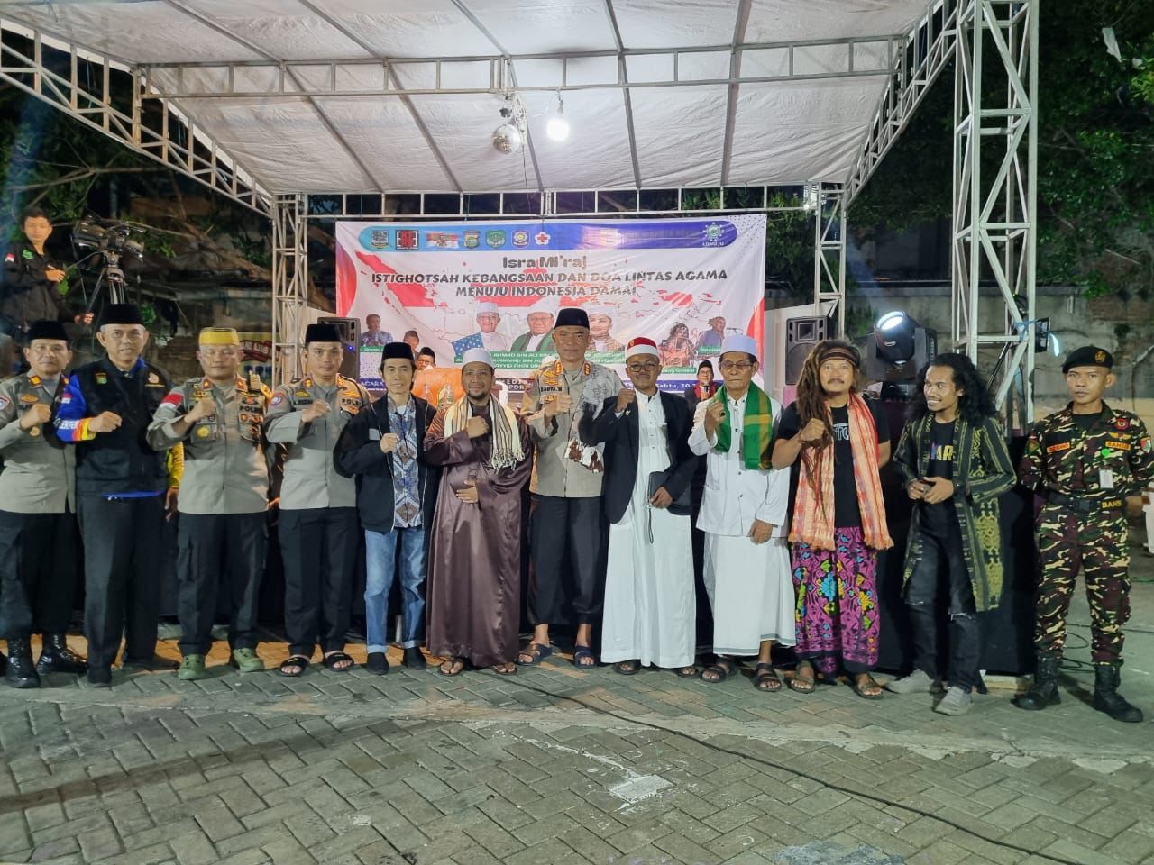 Dir Binmas Polda Metro Jaya Hadiri Isra Mi’raj Istighosah Kebangsaan dan Doa Lintas Agama Menuju ...