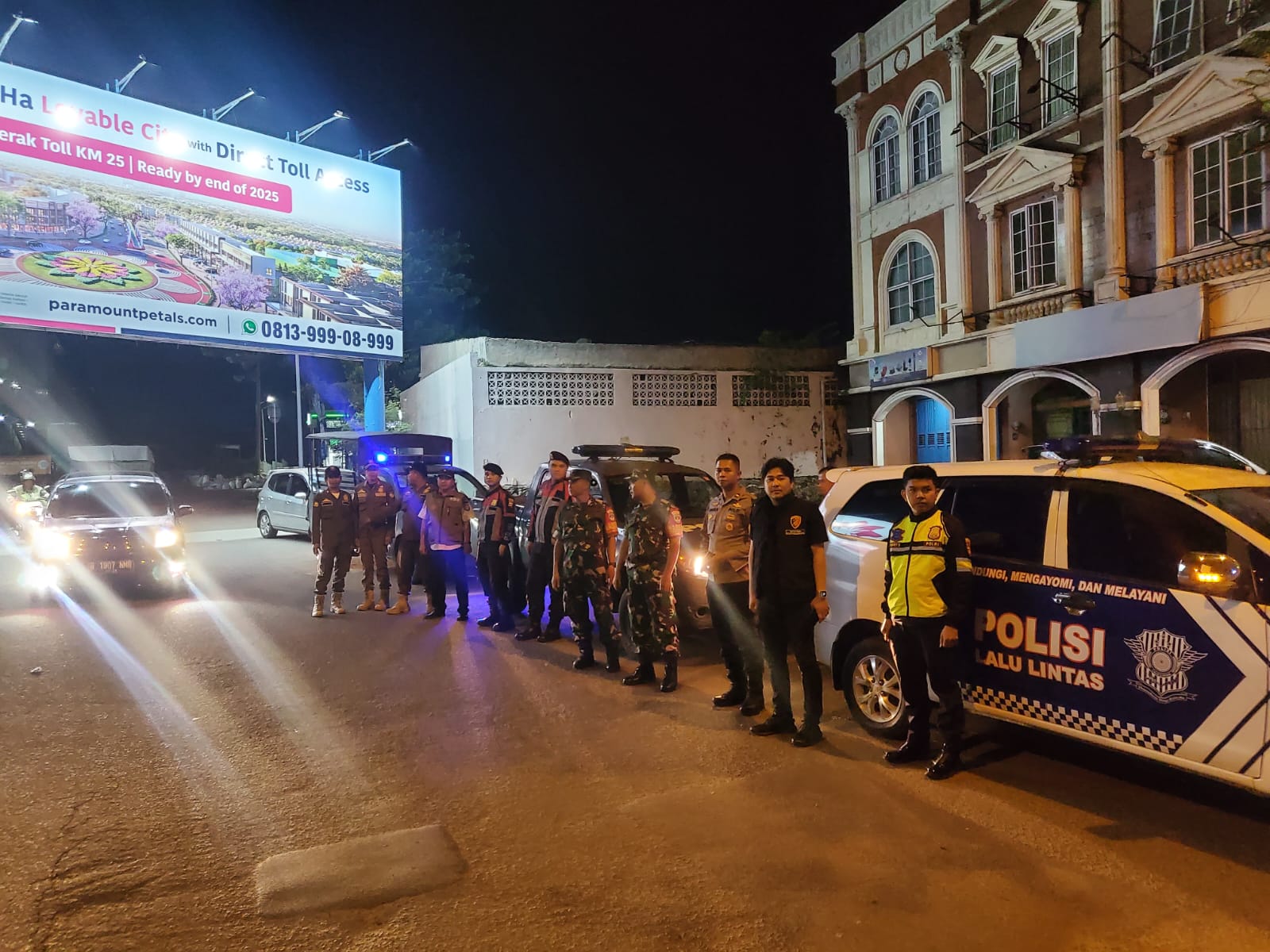 Operasi Cipta Kondisi Gabungan 3 Pilar Ciptakan Situasi Kondusif di Polsek Kelapa Dua ...