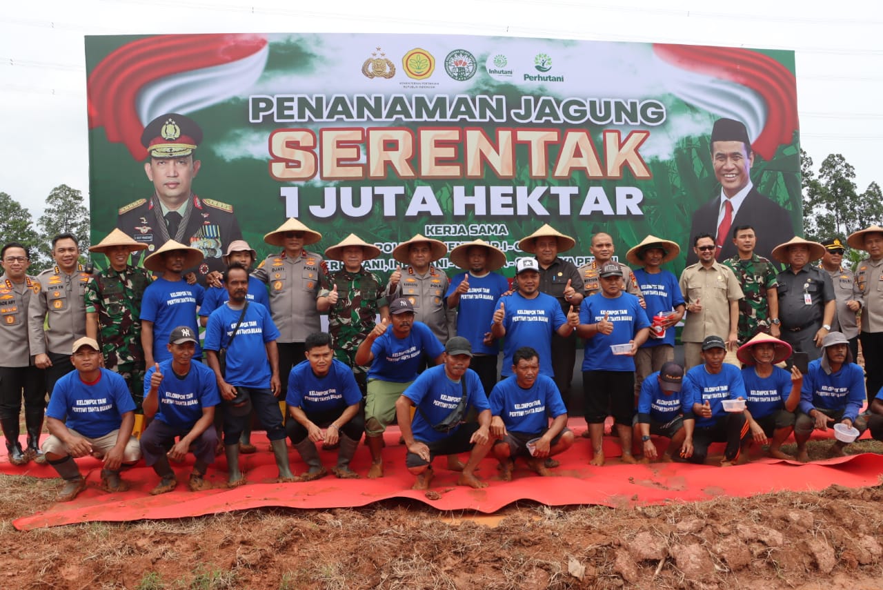 Dukung Swasembada Pangan 2025, Polda Metro Jaya Tanam Jagung Di 16,5 Hektar Lahan Bekasi ...