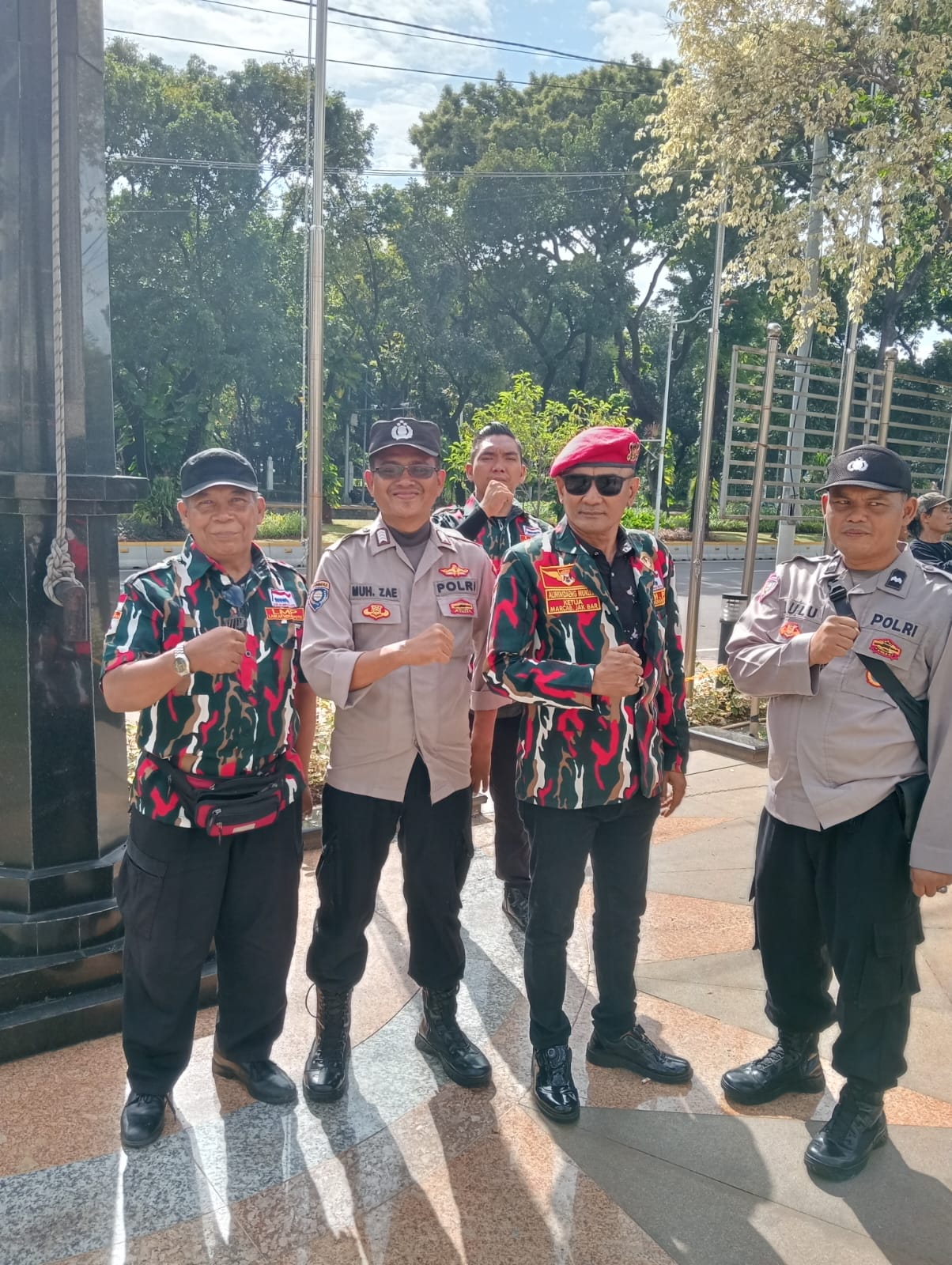 Sat Binmas Polres Metro Jakpus Sambangi Ormas LMP, Himbau Cegah Premanisme dan Jaga Kamtibmas ...